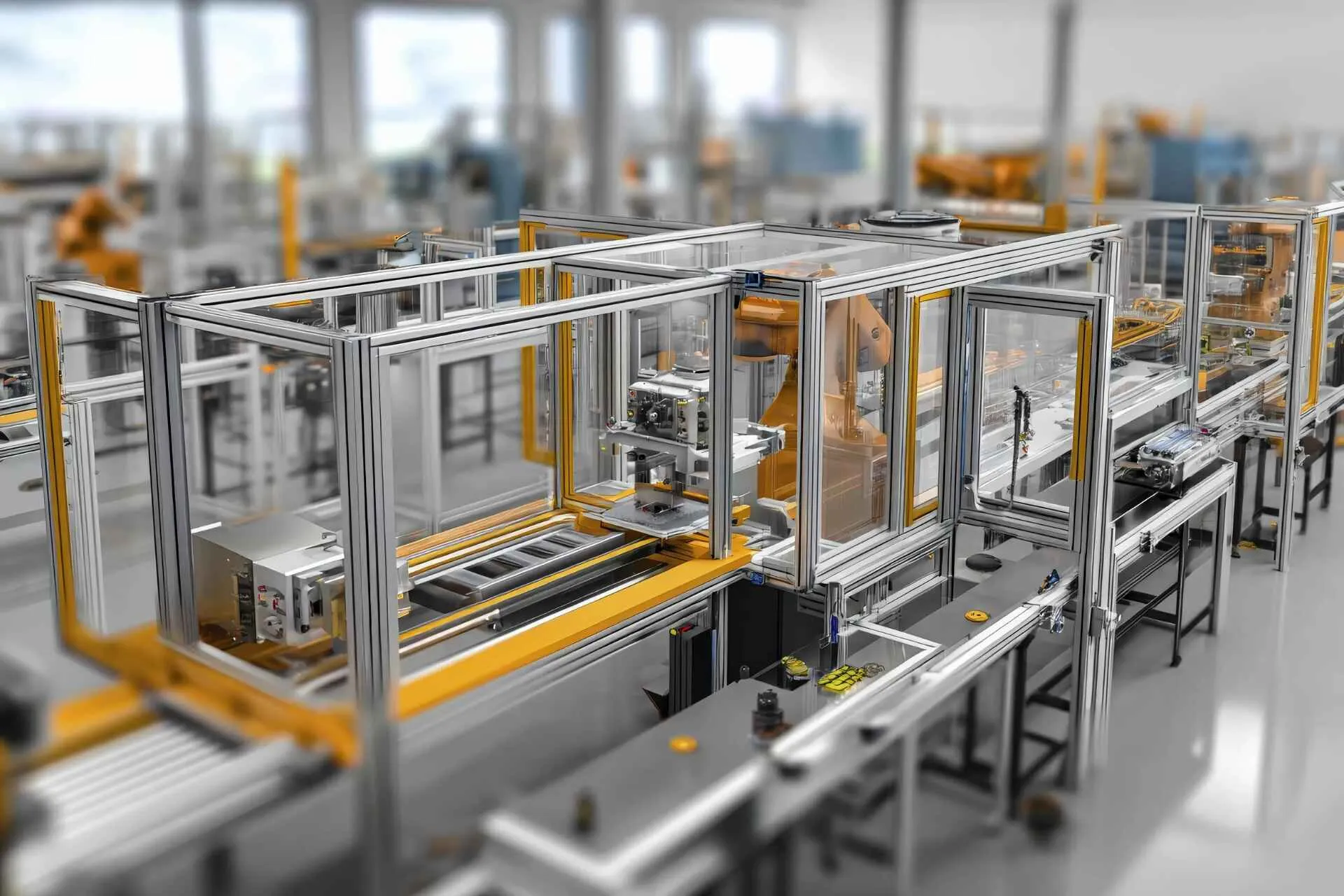 Safety guards for automatic LPM machines